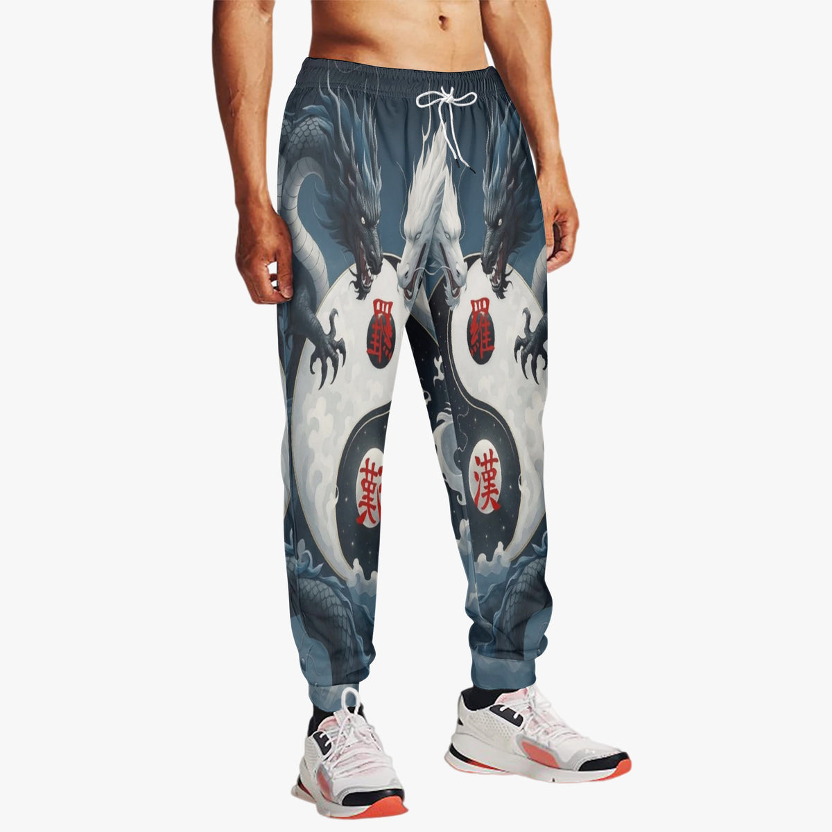 Double Chinese Dragon Sweatpants – littlebuddhavibes