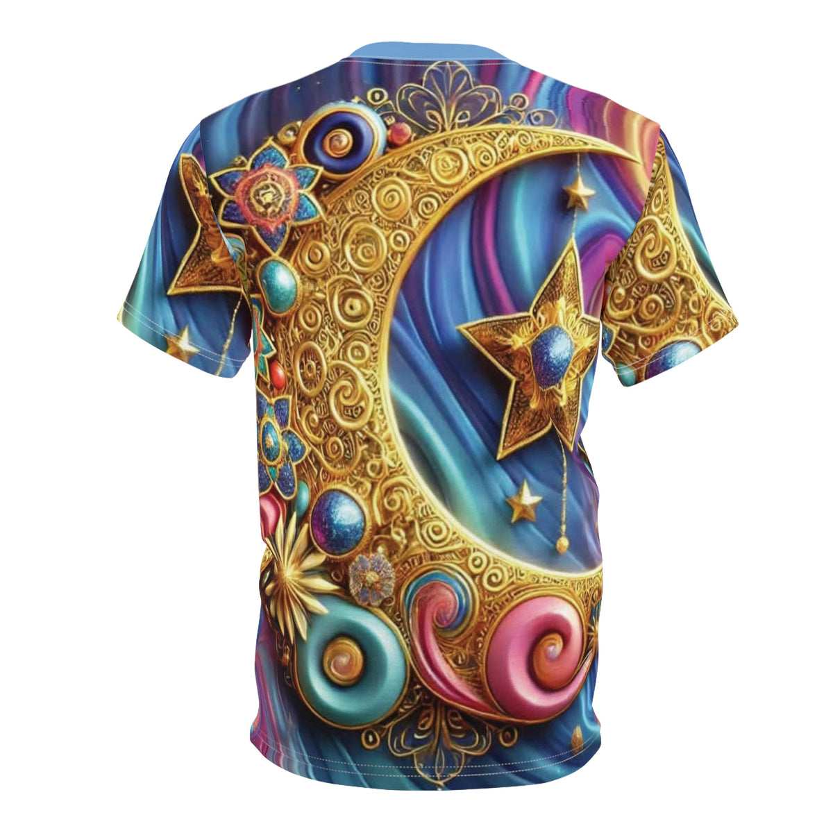 Colourful Crescent Moon T-Shirt – littlebuddhavibes