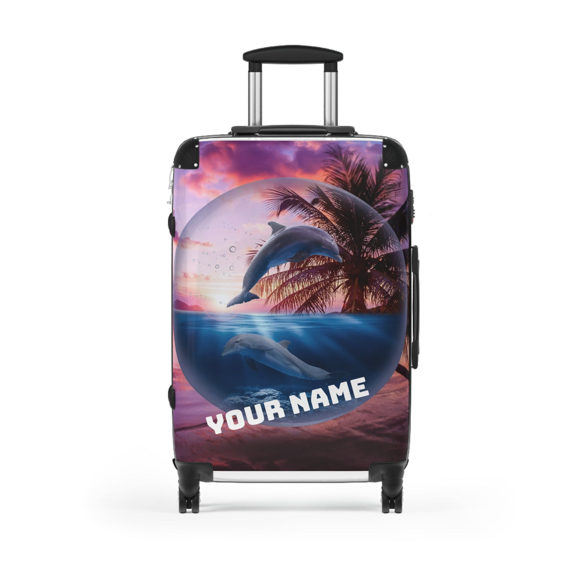 Dolphin In A Ball Travel Luggage – littlebuddhavibes